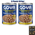 GOYA Pinto Beans 15.5 oz Can ( Includes One Tissue Pack ) - Walmart.com