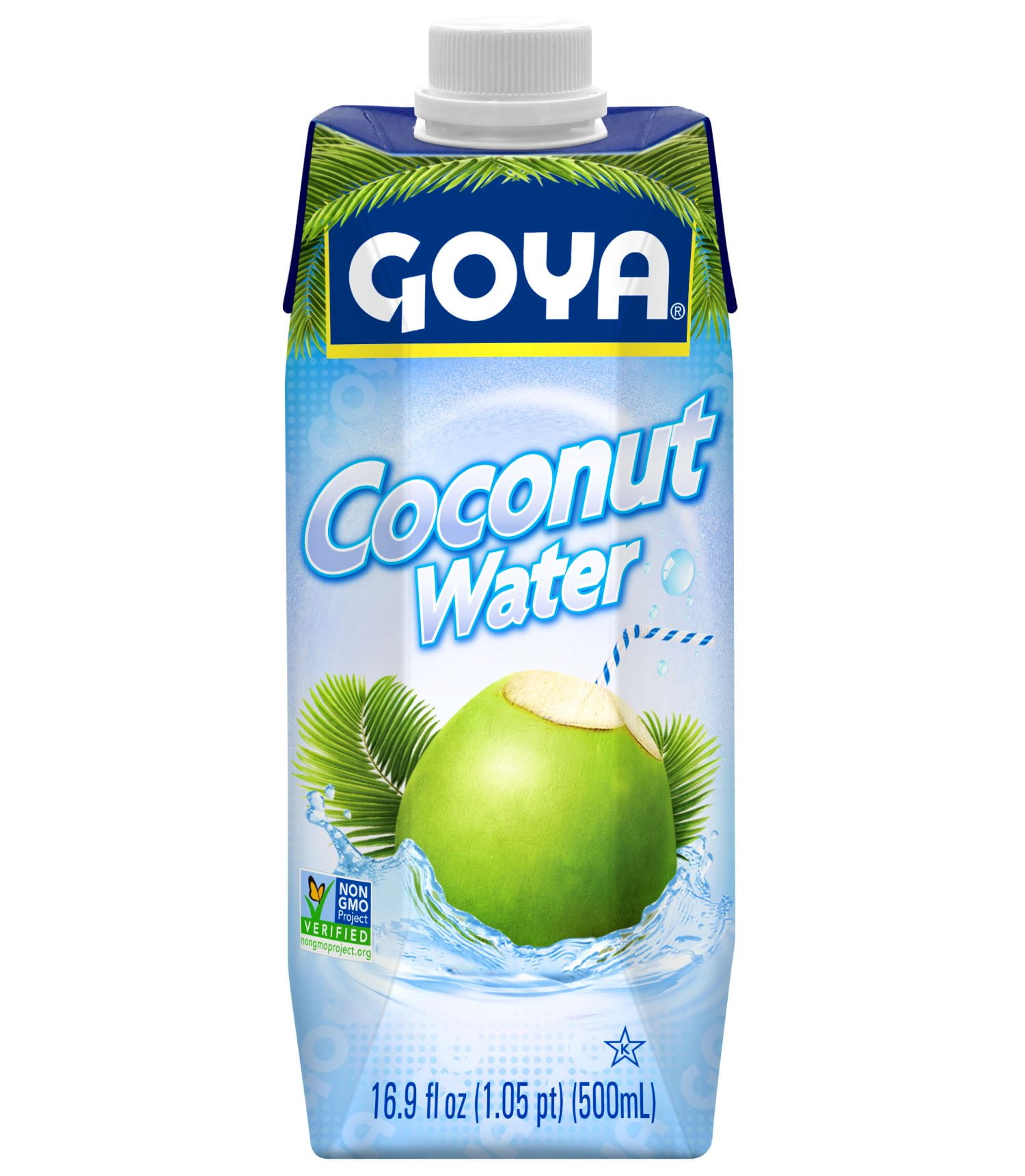 GOYA Pure Coconut Water, 16.90 Oz, Hydrating Drink - Walmart.com