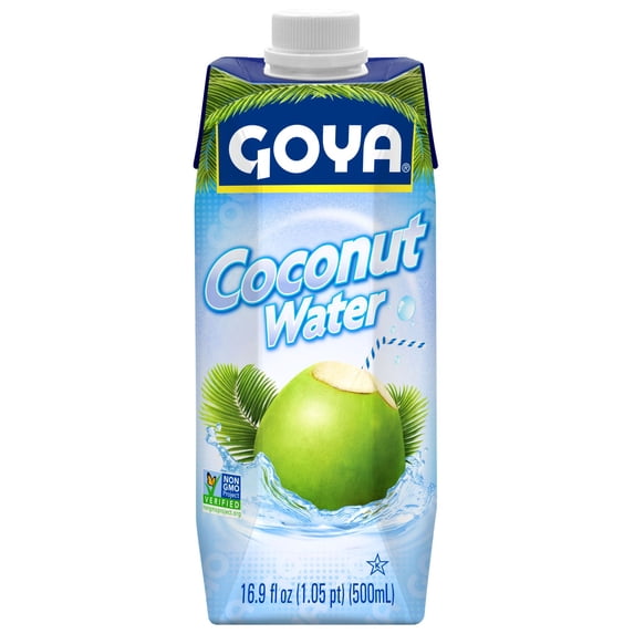 GOYA Pure Coconut Water, 16.90 Oz, Hydrating Drink - Walmart.com