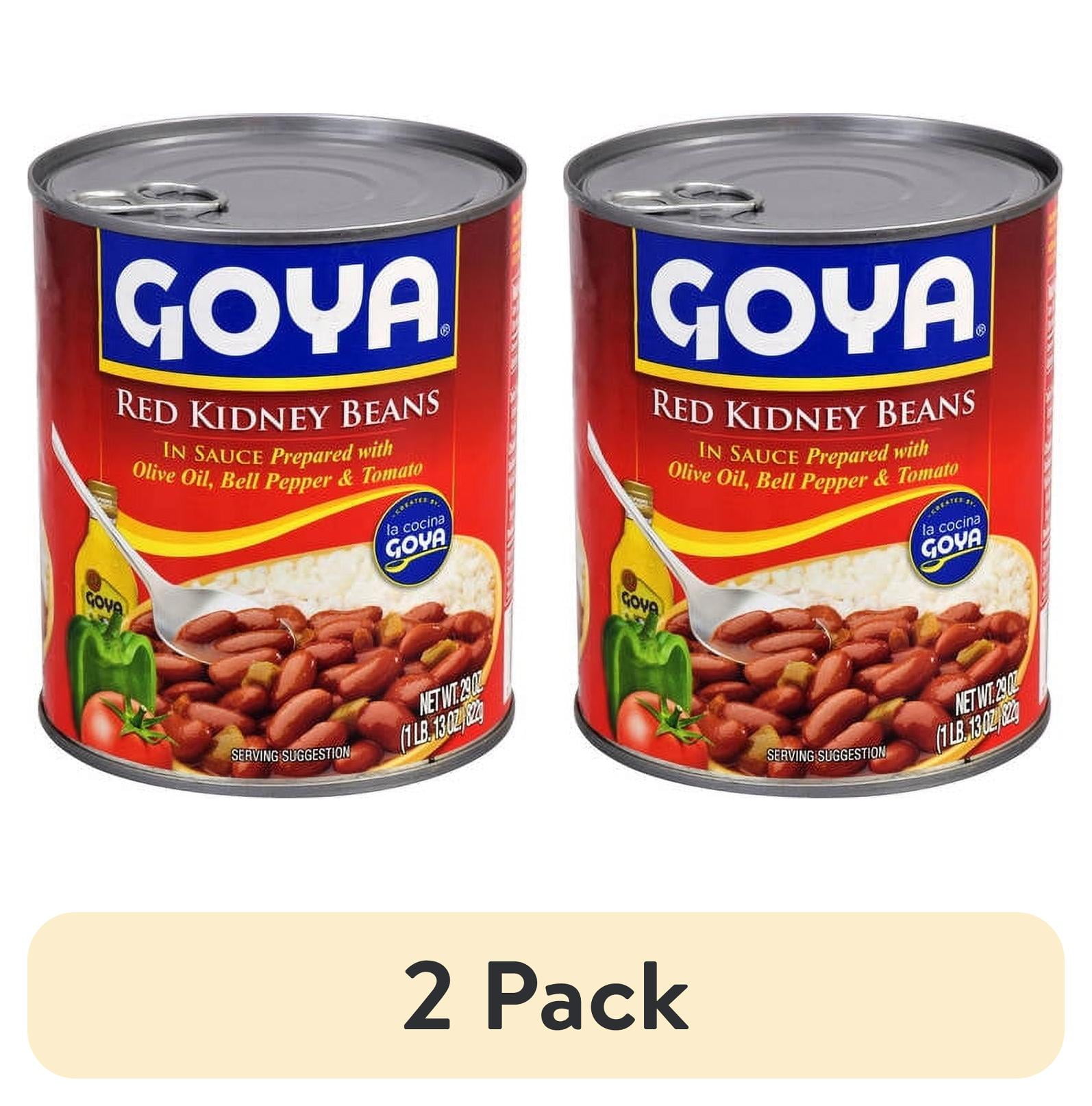 (2 pack) GOYA Red Kidney Beans In Sauce 29 Oz - Walmart.com