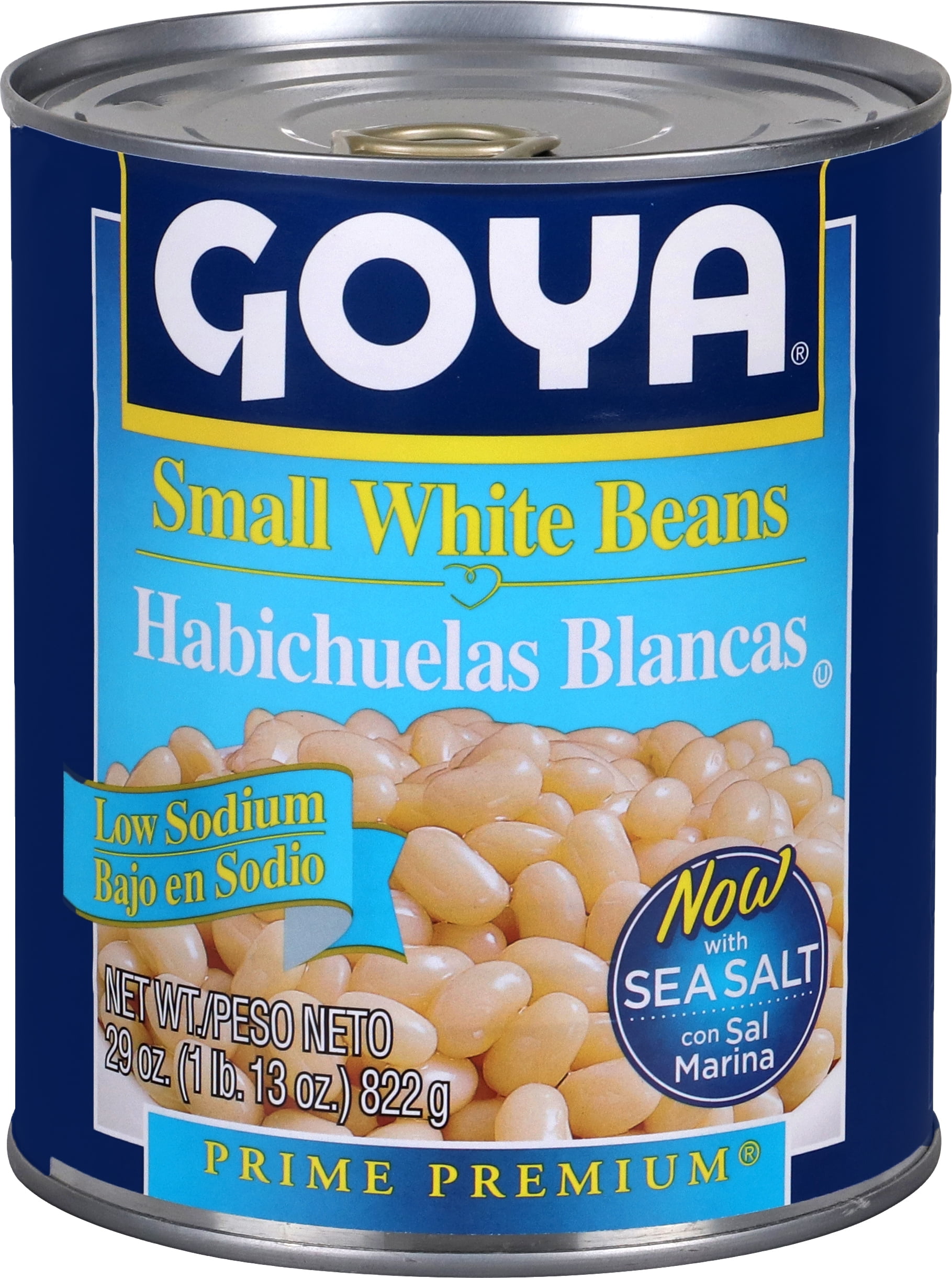 GOYA Small White Beans Low Sodium 29 oz - Walmart.com