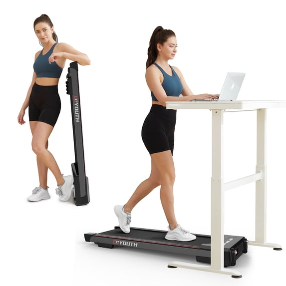 Goyouth, Under Desk Treadmill, 2.25HP Quiet Motor, Home Office Use ...