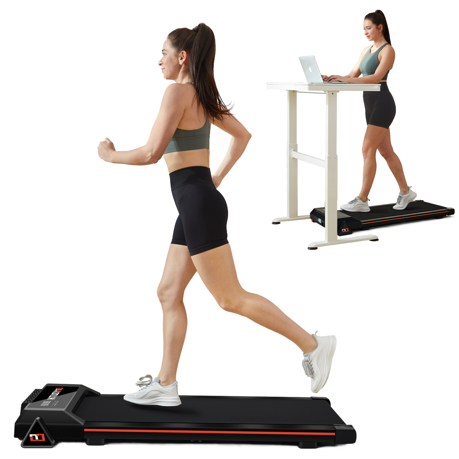 Egofit Walker Pro: Heavy Duty, Lightweight Mini Walking Treadmill 2.0HP ...