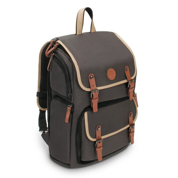 GOgroove DSLR Camera Backpack Case (Grey) for Photography and Laptop ...
