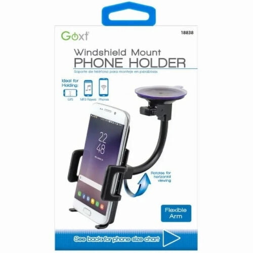 GOxT 23440 Windshield Suction Mount Cellphone Holder (Qty. 1) - Walmart ...