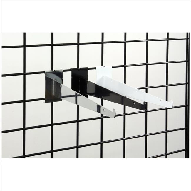 GP-12KB 12 in. Knife Bracket for Gridwall, Chrome - Walmart.com