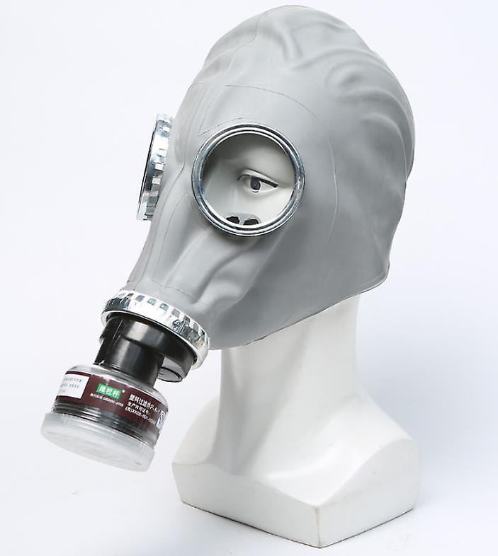 GP-5 Grey Rubber Respirator Gas Face Mask Filter Chemical Dustproof ...