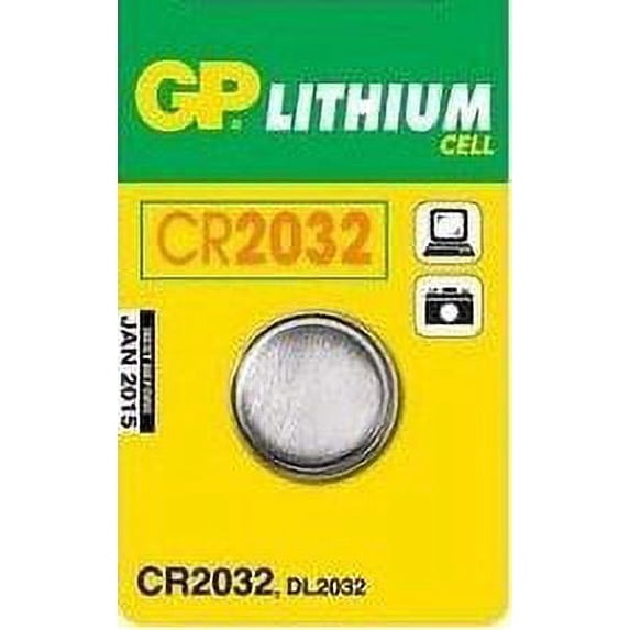 GP CR2032 Lithium Coin Battery 3V (Pack of 5) - Walmart.com