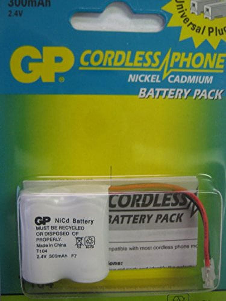 GP Cordless Phone NICD Battery T104 - Walmart.com