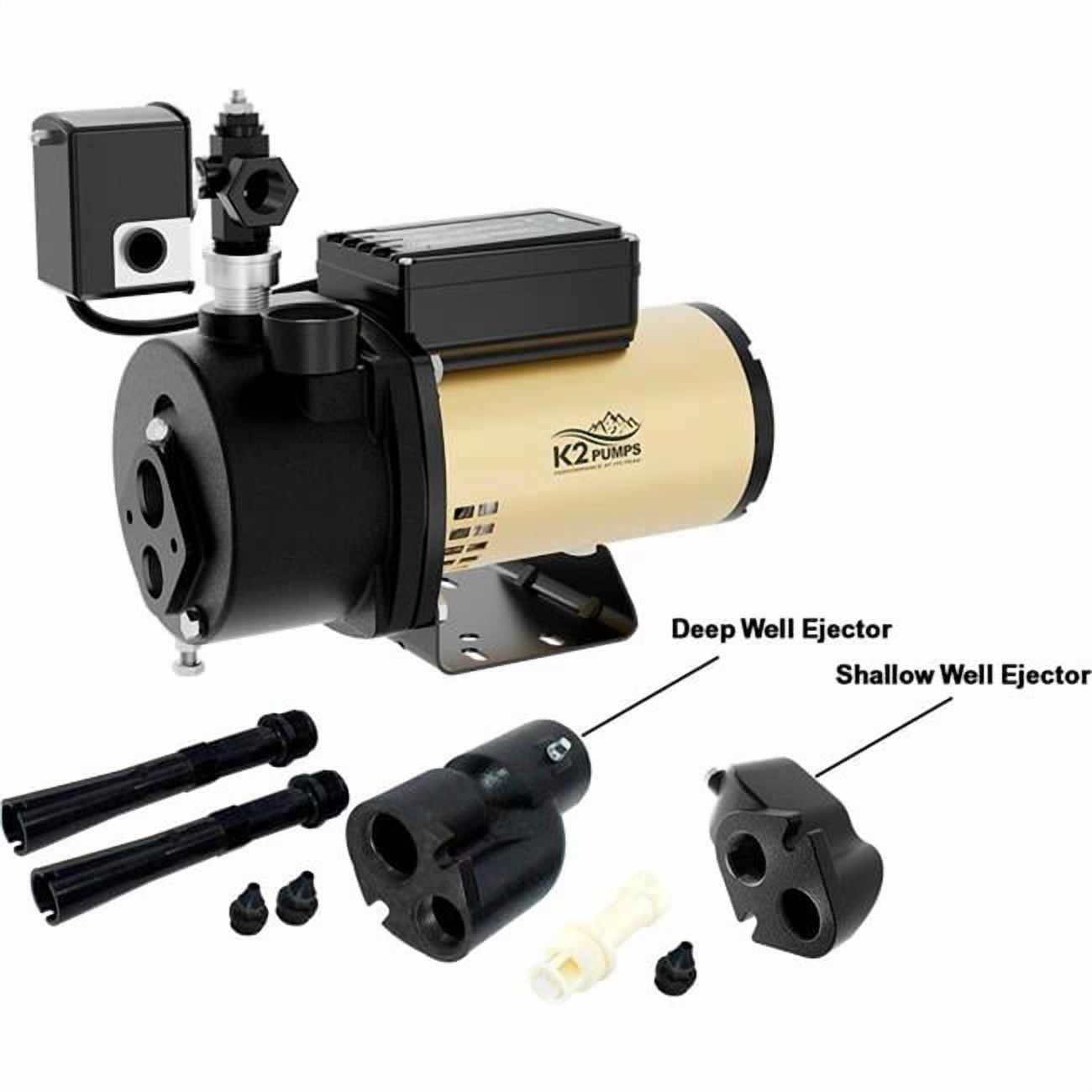 GP Enterprises B3191232 0.75 HP Cast Iron Convertible Jet Pump with ...