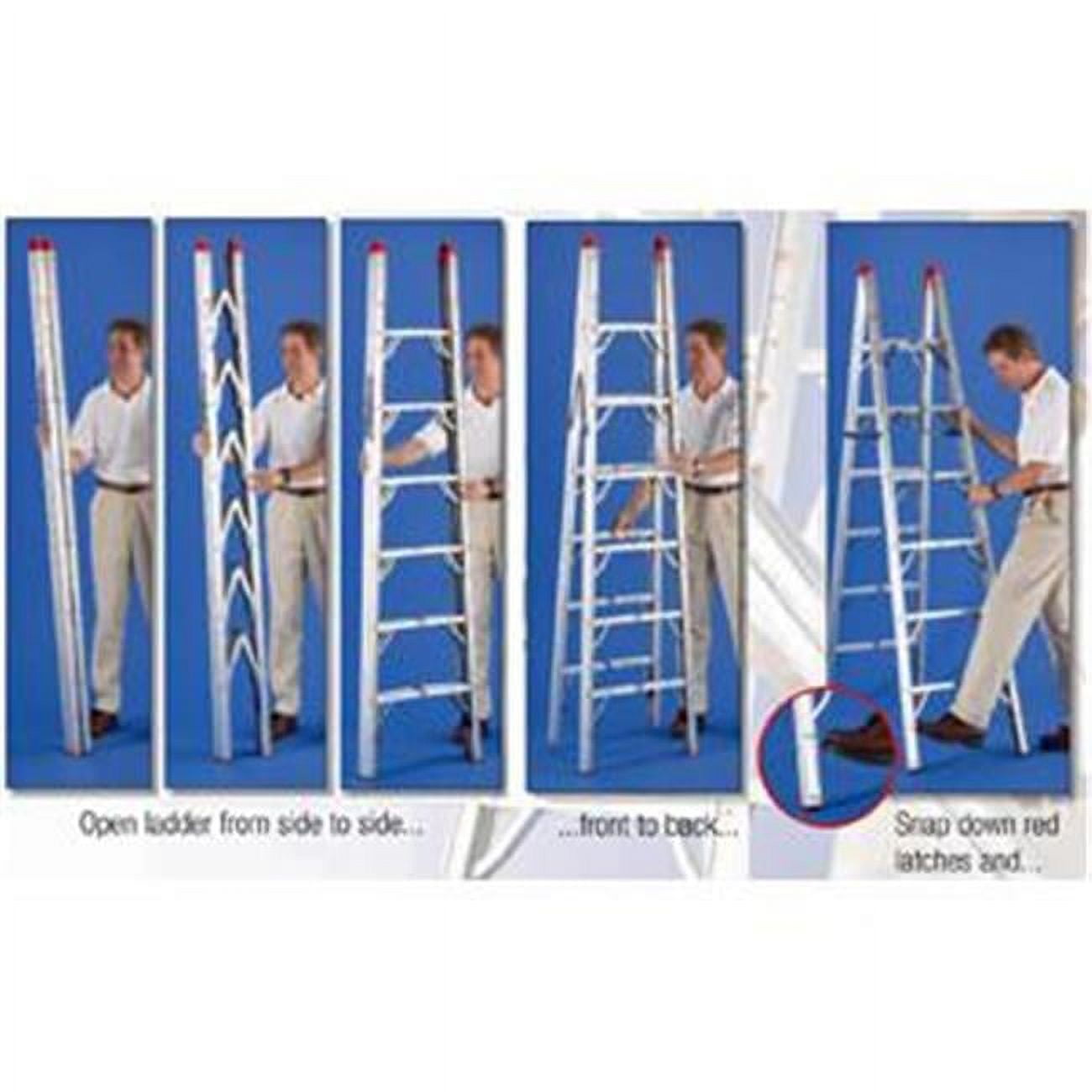 GP LOGISTIC SLDD6 Compact Folding Ladder 6 Ft. - Walmart.com