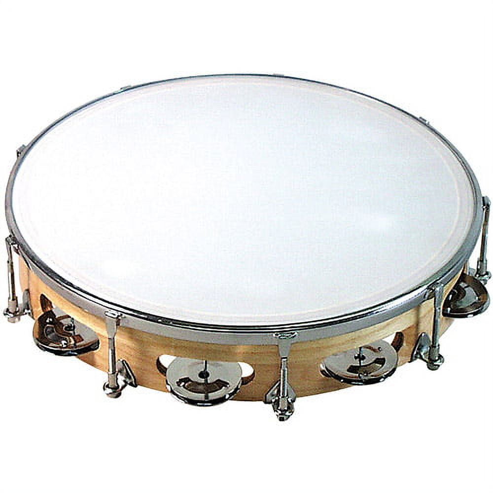 GP Percussion TP108 10" Professional Tunable Tambourine - Walmart.com