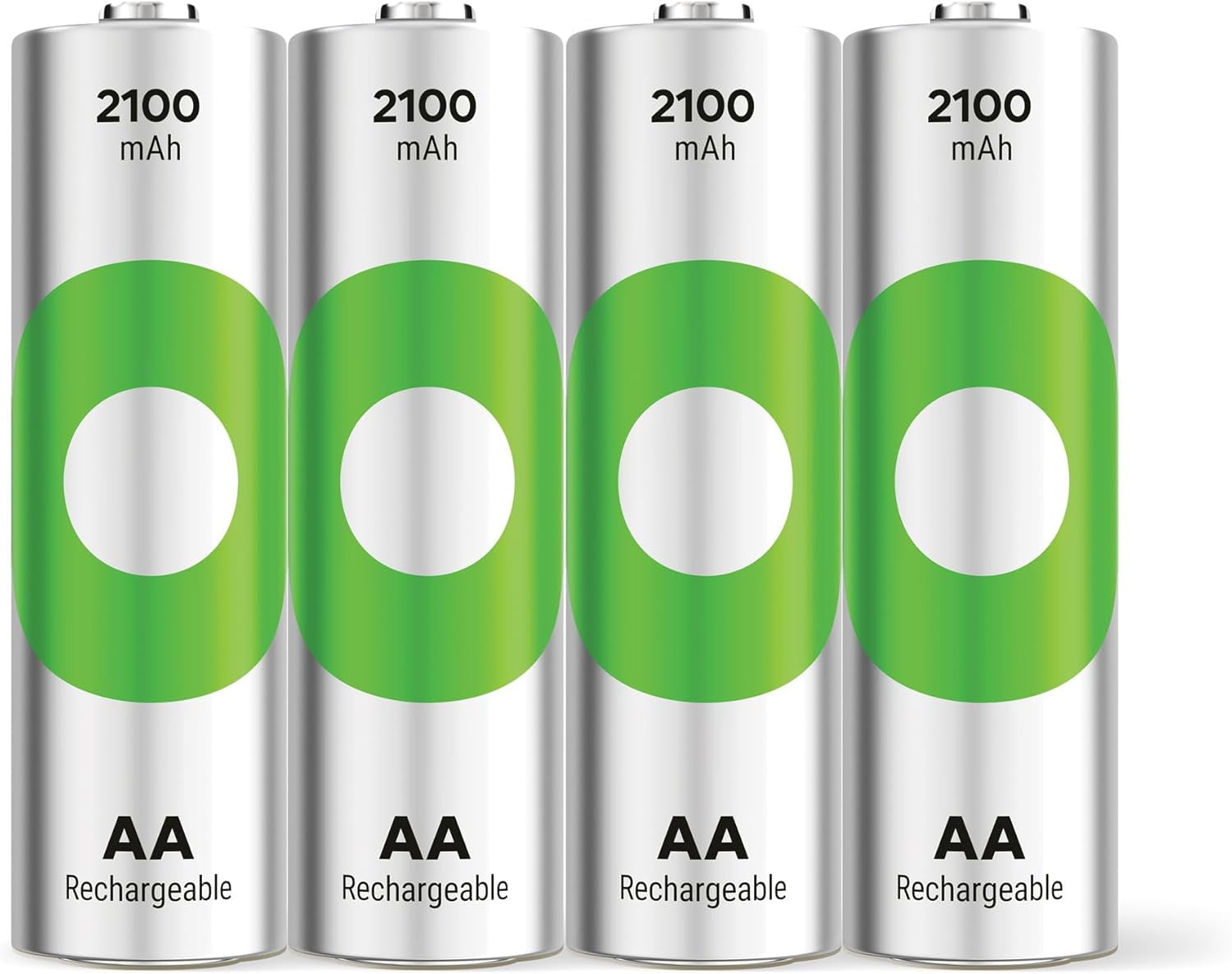 GP RECYKO AA Battery Mignon NiMH 2100 mAh 1.2 V of 4 - Walmart.com