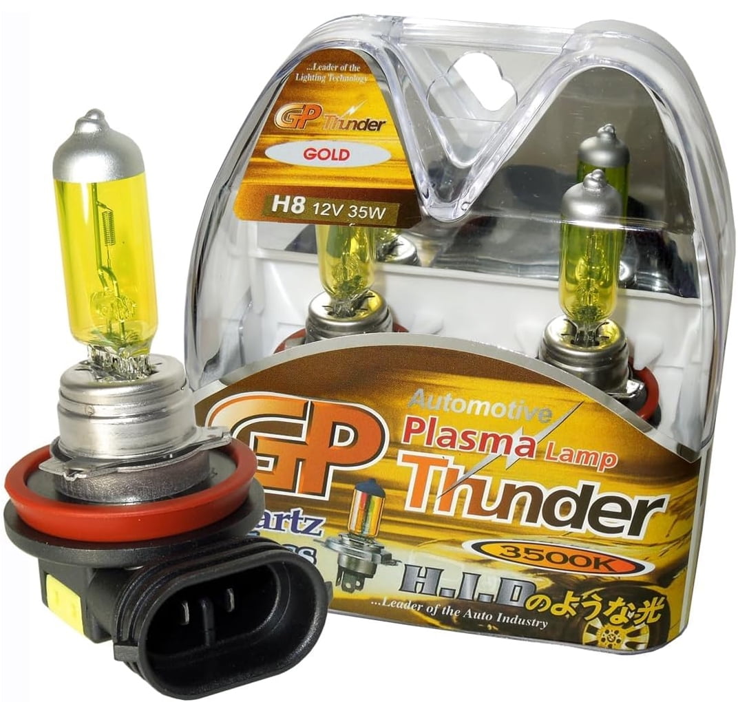 GP Xtreme H8 3500K 35W JDM Golden Yellow High Performance Xenon Halogen ...