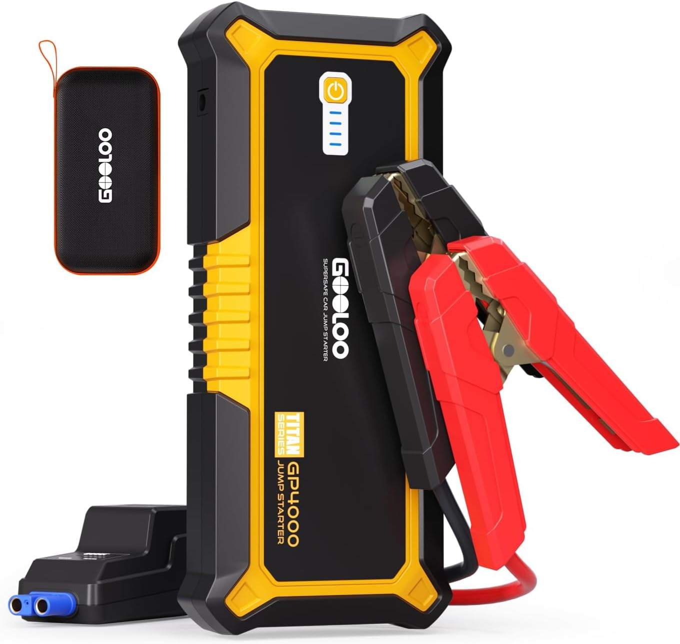 GP4000 Jump Starter 4000A Peak Car Starter (All Gas,up to 10.0L Diesel ...