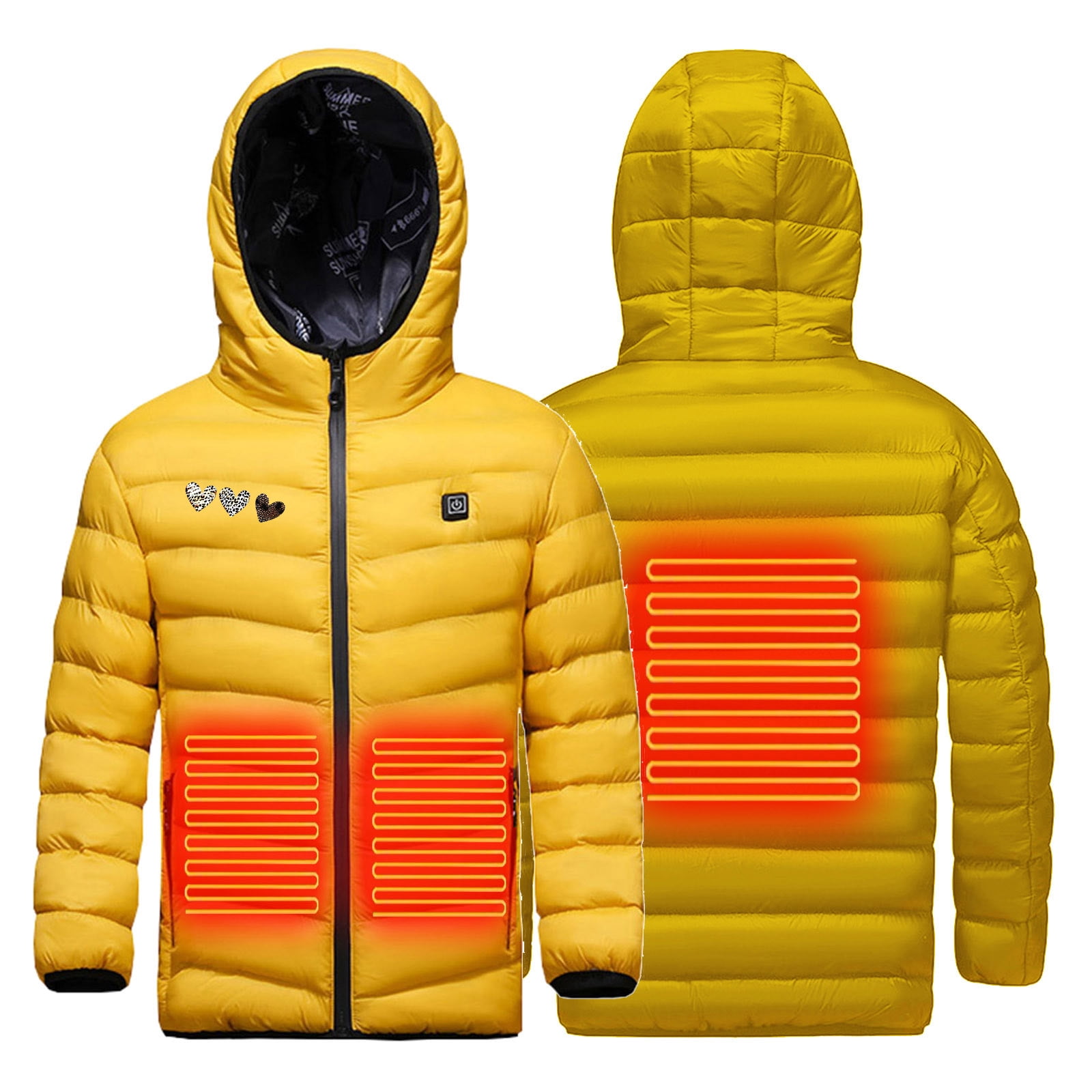 GPAECEAD Heated Jacket for Kids 2024 Soft Shell Electric Heating ...