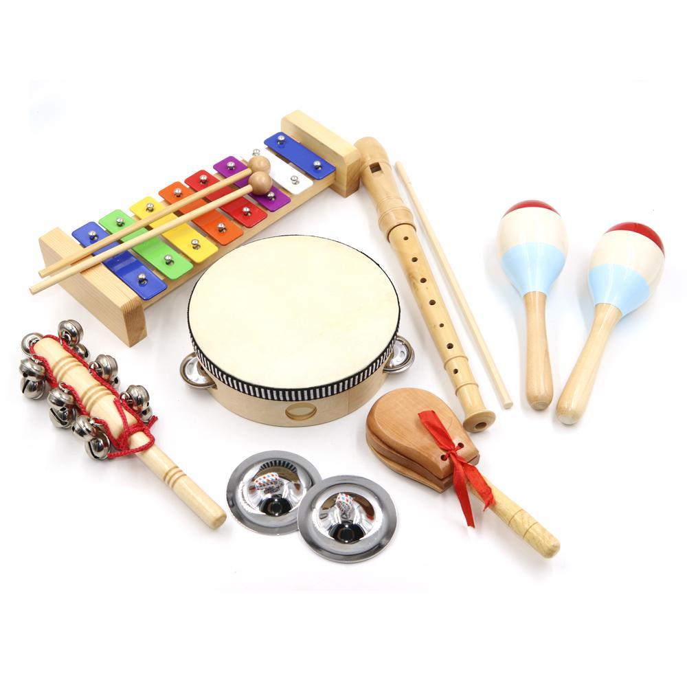 GPBXPB GP Percussion 7-Piece Percussion Box Set w/Bells - Walmart.com