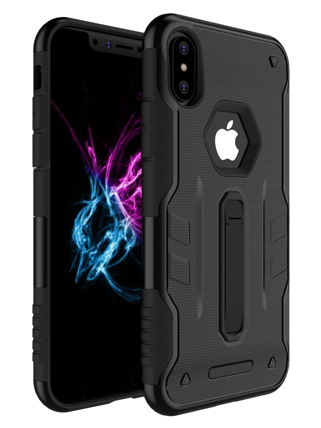 GPCT iPhone X Case W/ Built-In Kickstand Slim Lightweight Snap on ...