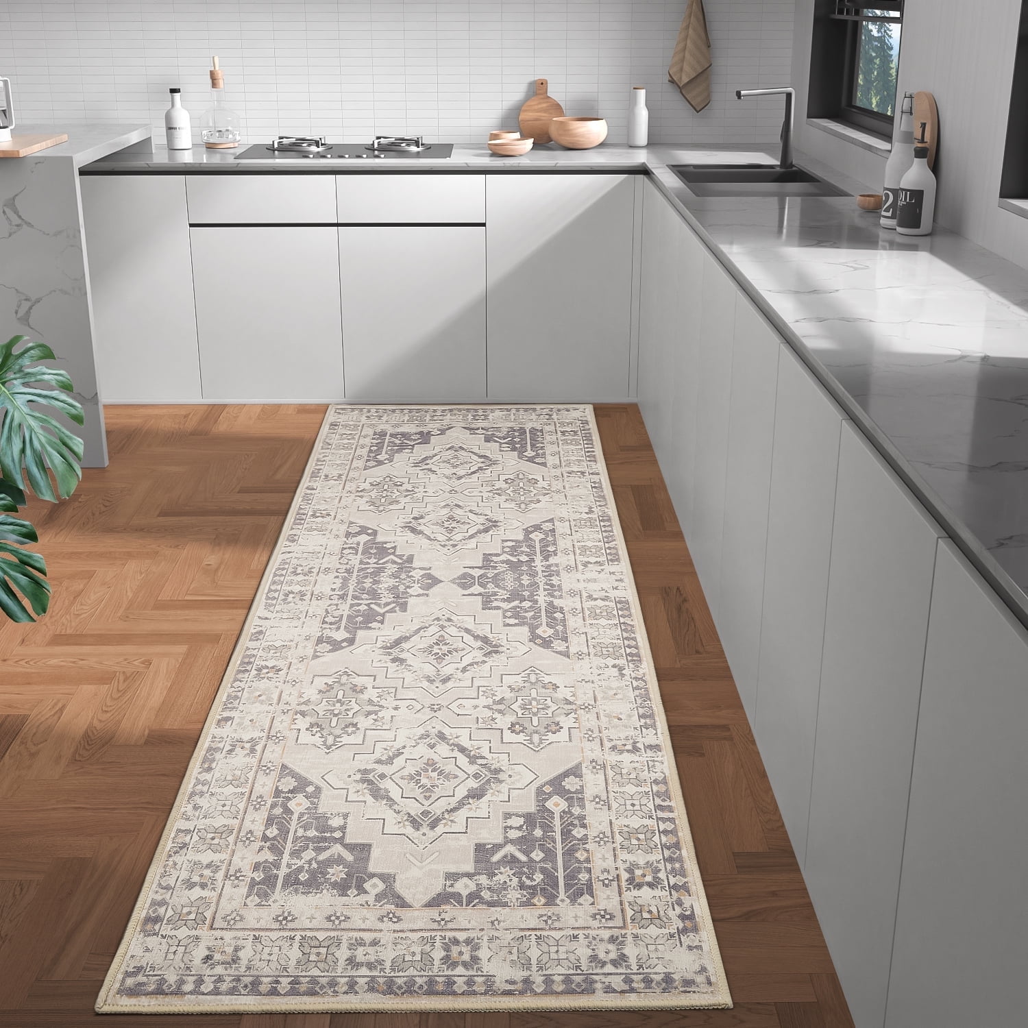 GPED Runner Rug for Hallway, Kitchen Runner Rug 2'x 6' Non Slip ...