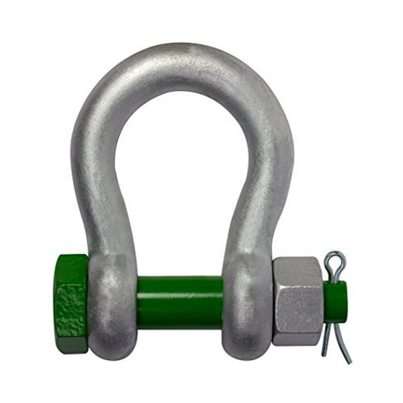 GPGHMB19 Standard Bow Shackles with Safety Bolt, G-4163, 4.75 t WLL ...