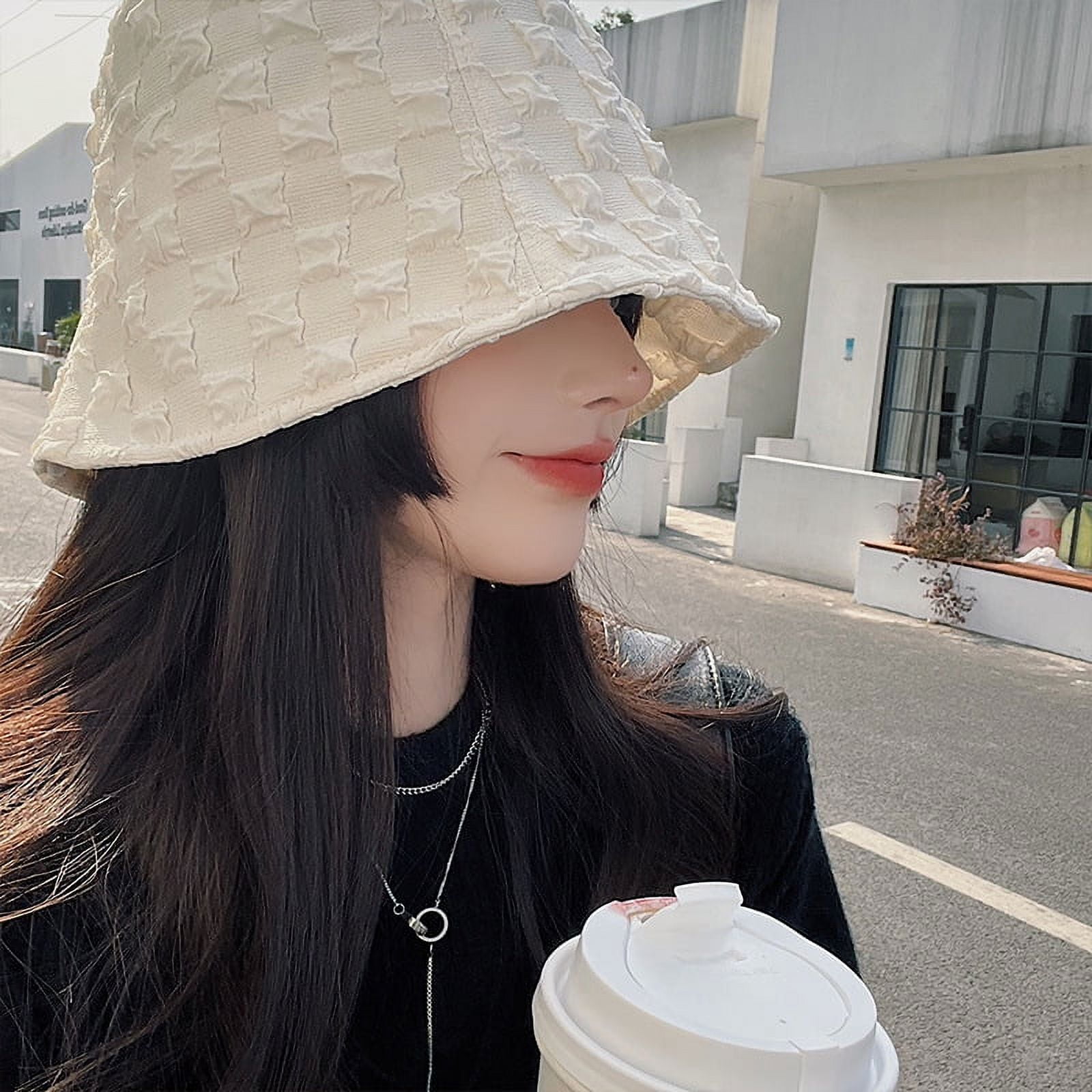 GPHOMRYYY Fisherman Hat Girl Summer Skin Smooth Sunshine Face Face ...