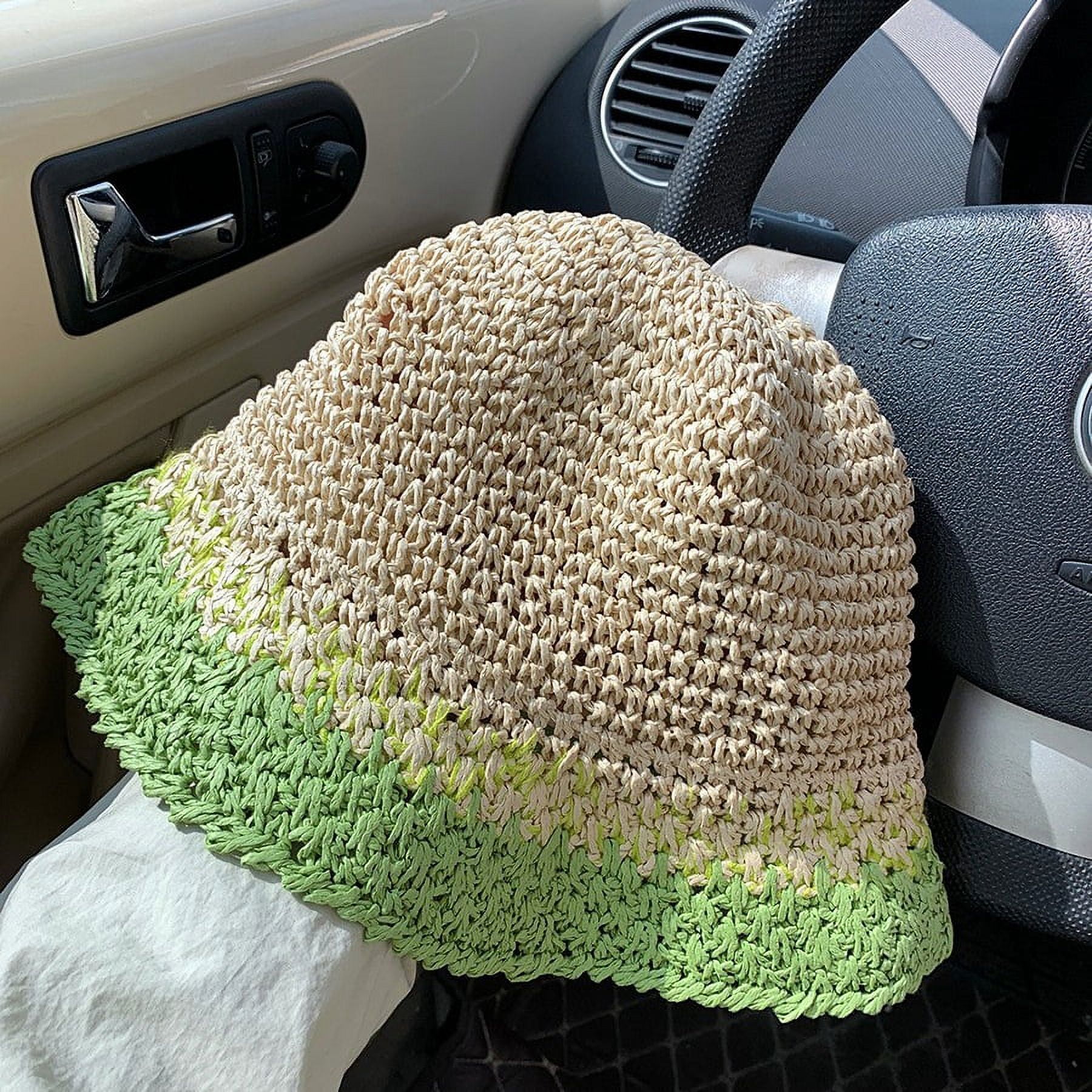 GPHOMRYYY Full Sky Star Japanese Straw Hat Women's Summer Outage ...