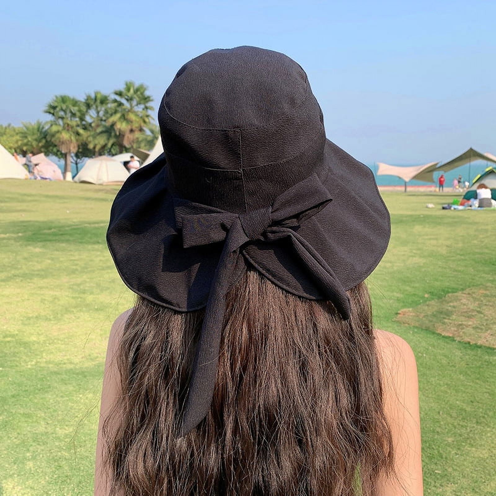GPHOMRYYY New Sunscreen Lady In Summer Vinyl Anti -Ultraviolet Bow ...