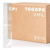 GPI 14” x 20” Reclosable Ziplock Bag 2 Mil Jumbo Clear Zipper Bags for ...