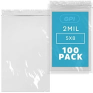 GPI 10” x 13” Heavy Duty Ziplock Bag 2 Mil Clear Resealable Bags with ...