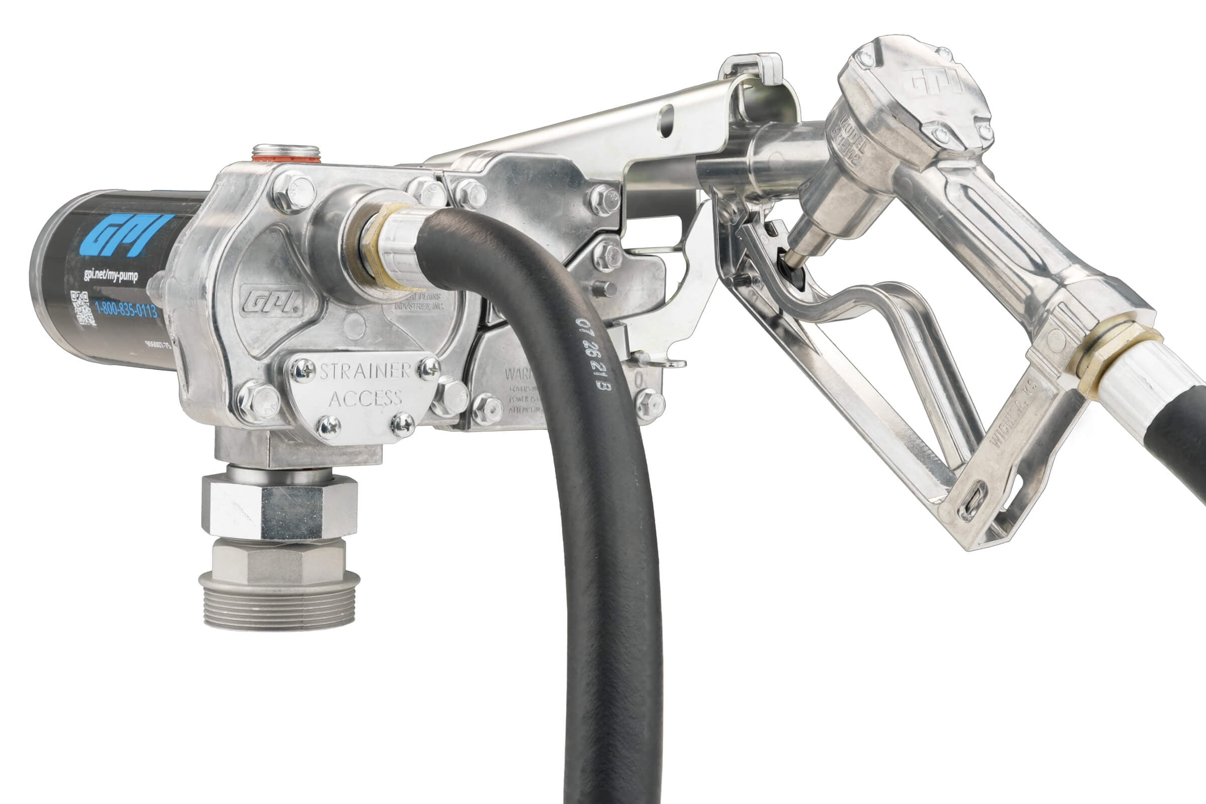 GPI- M-1115 Fuel Transfer Pump, 12 GPM, 115V-AC, Manual Shut-Off ...