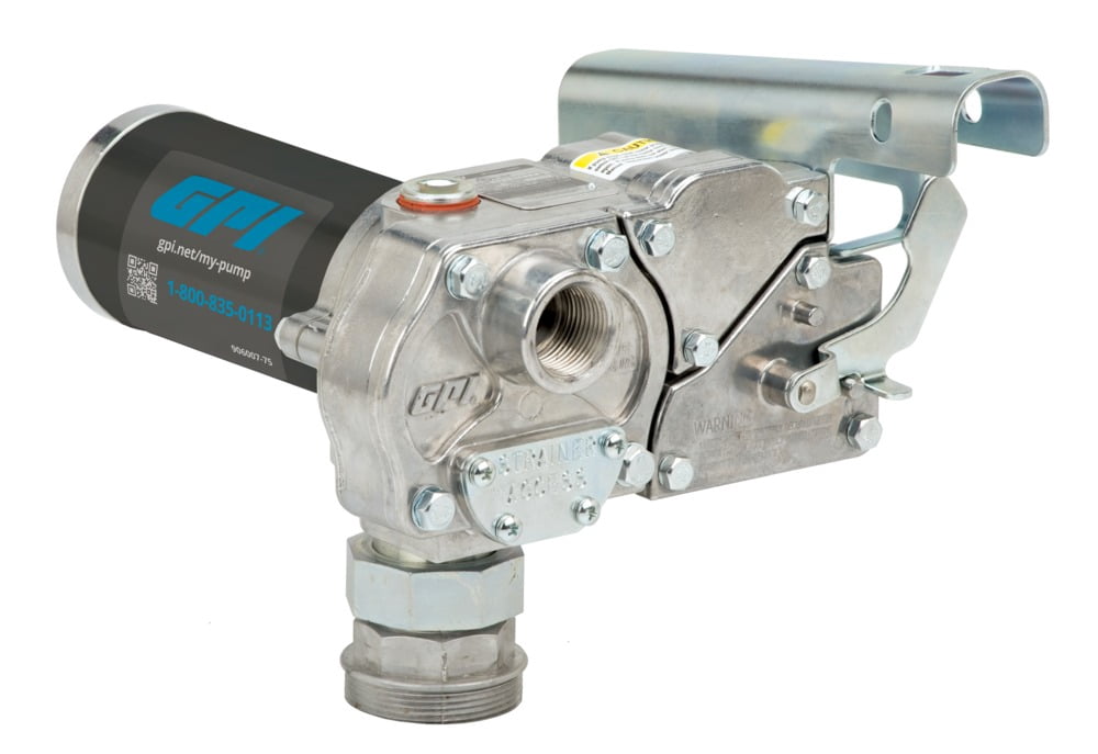 GPI - M-180S Fuel Transfer Pump, 18 GPM, 12-V DC, Pump Only, 18' Power ...