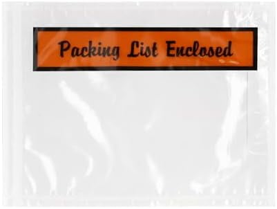 GPI - Packing List Envelopes, 4.5" x 6" Packing Slip Pouches, Clear ...
