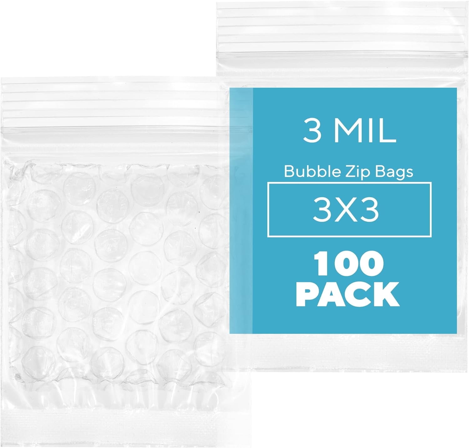 GPI Resealable Bubble Zip Bags for Secure Storage, Packaging, and ...