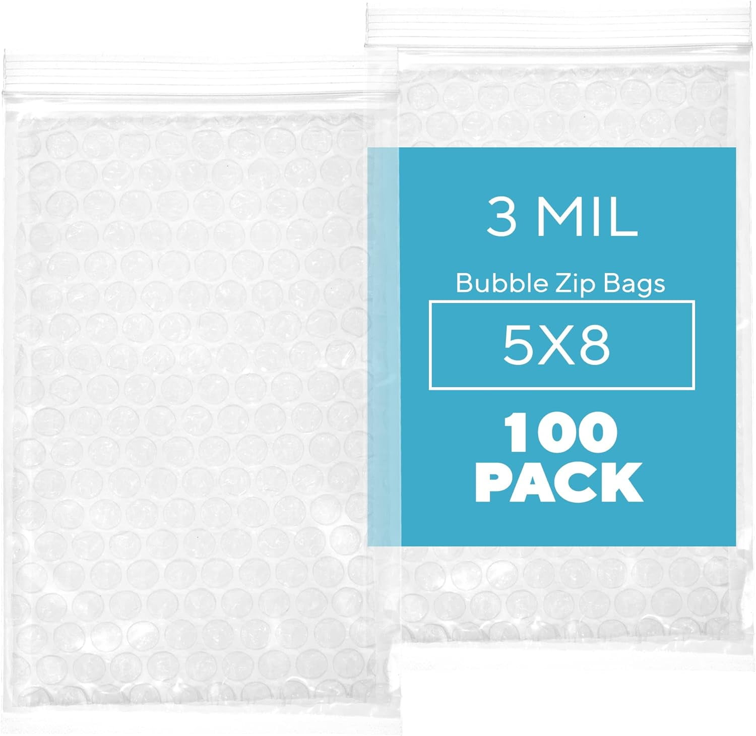 GPI Resealable Bubble Zip Bags for Secure Storage, Packaging, and ...