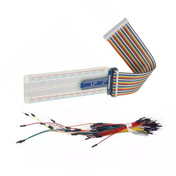 GPIO Breakouts T Type GPIO Expansion Board Breadboard 65Pcs Jumper ...