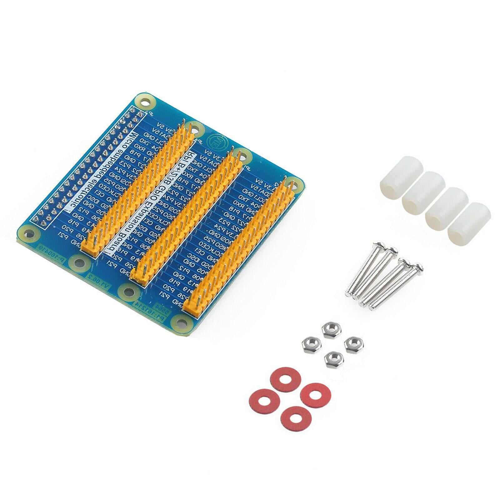 GPIO Expansion Board for Raspberry Pi with Adhesive Rubber Feet Keep ...