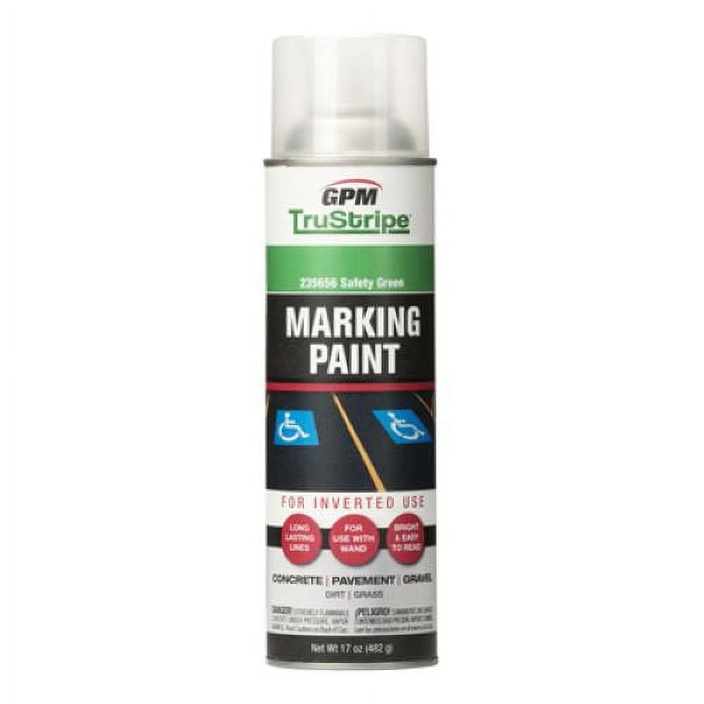 GPM TruStripe INVMRK-16 17 oz Can of Safety Green Inverted Marking ...