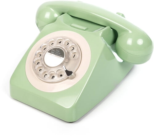 Gpo Gpo746rmt 746 Desk Phone Rotary Dial Mint Grn - Walmart.com
