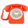 GPO Retro GPO746ROR 746 Desktop Rotary Dial Telephone - Orange [MISC ...