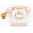 GPO Retro GPO746RP 746 Desktop Rotary Dial Telephone - Carnation Pink ...