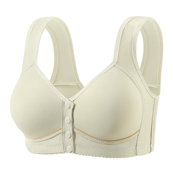 GPOECD Front Closure Bras for Women Women Thin Seamless Vest Wireless ...