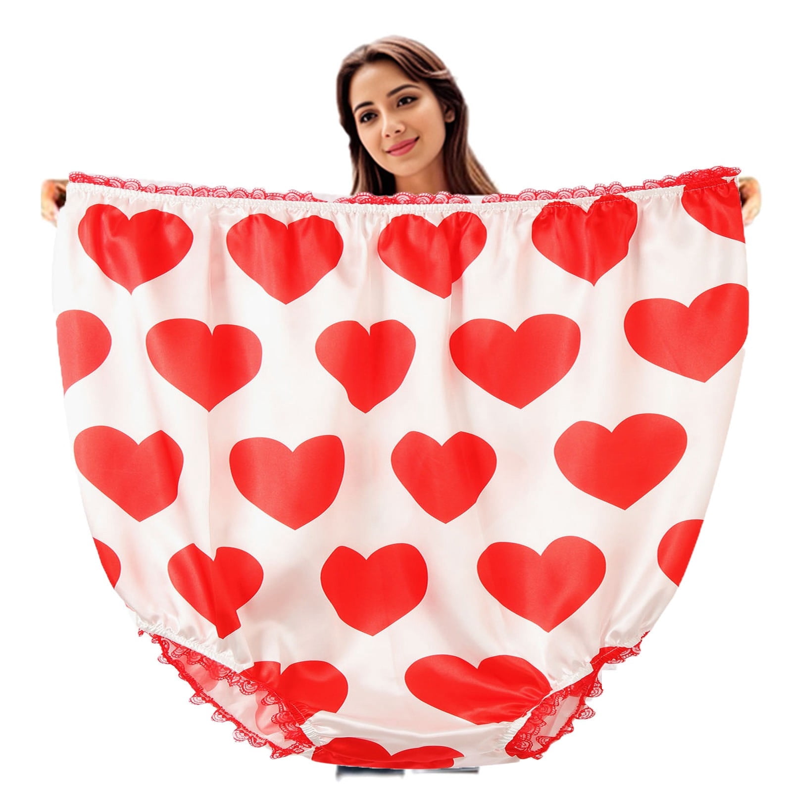 Gpoecd Funny Novelty Womens Panties Comfortable Oversized Underwear