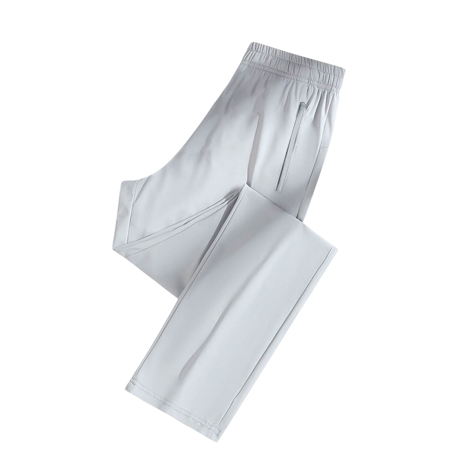 GPOECD Gender Neutral Relaxed Fit Sweatpants No Drawstring Wide Leg ...