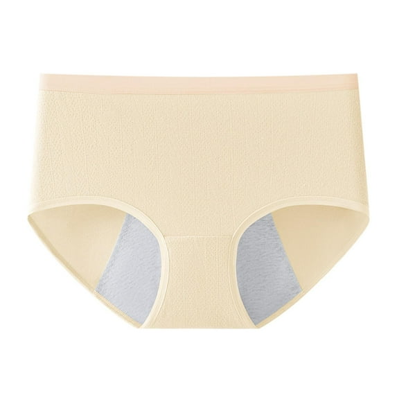 GPOECD Ladies High Waist Panties Pure Feel Basic Underwear Seamless No ...