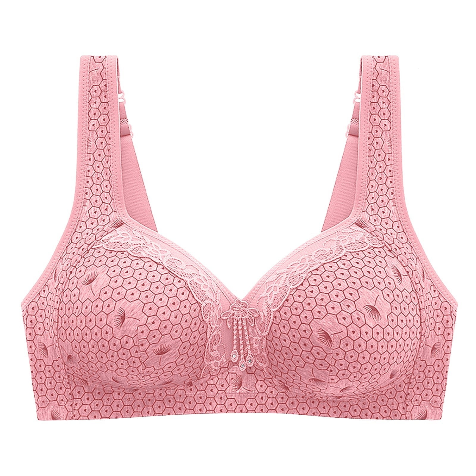 GPOECD Women Sexy Lace Underwire Bra Adjustable Straps Support Push Up ...