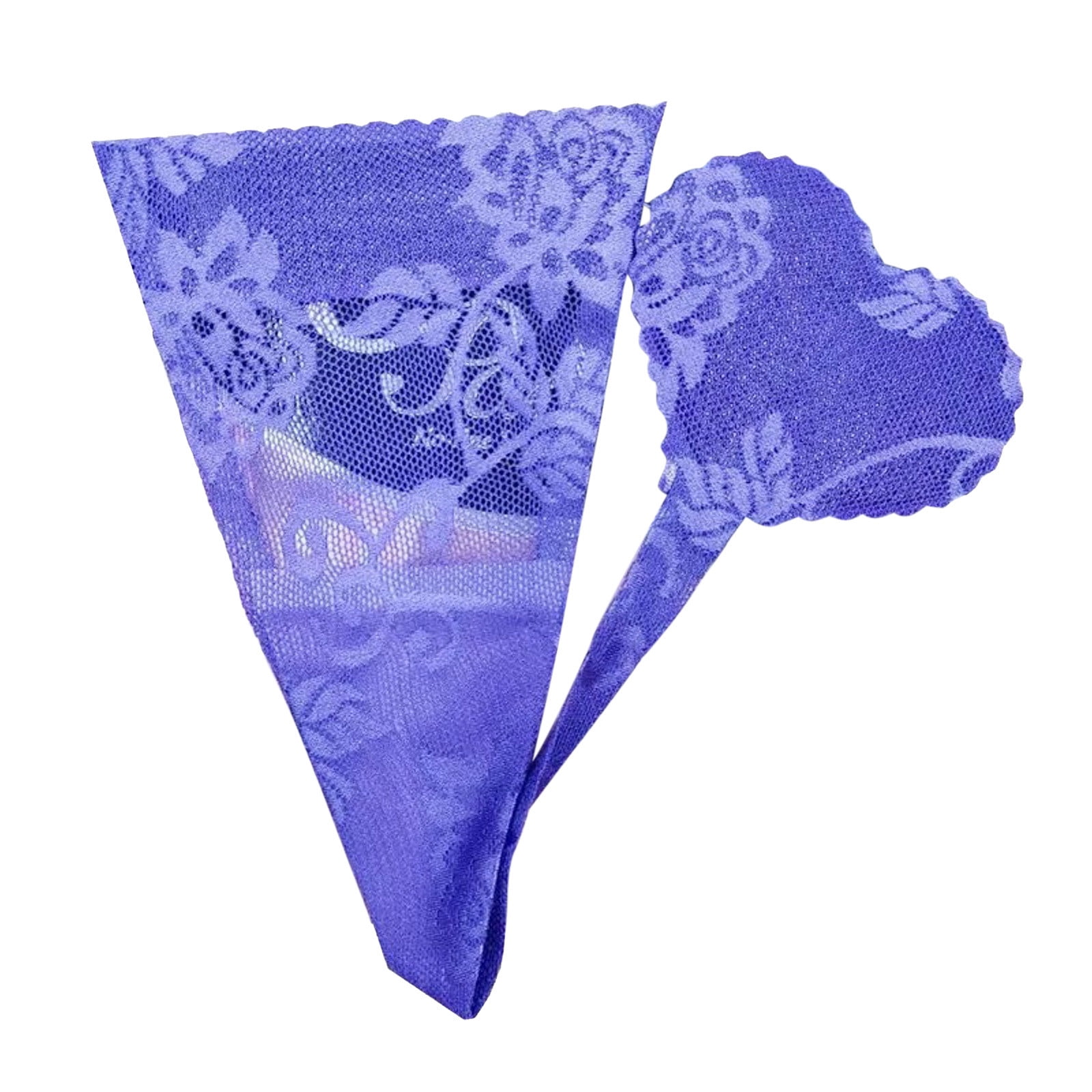 GPOECD Women's Sexy Lace Underwear Open Crotch Thongs for Comfort and ...