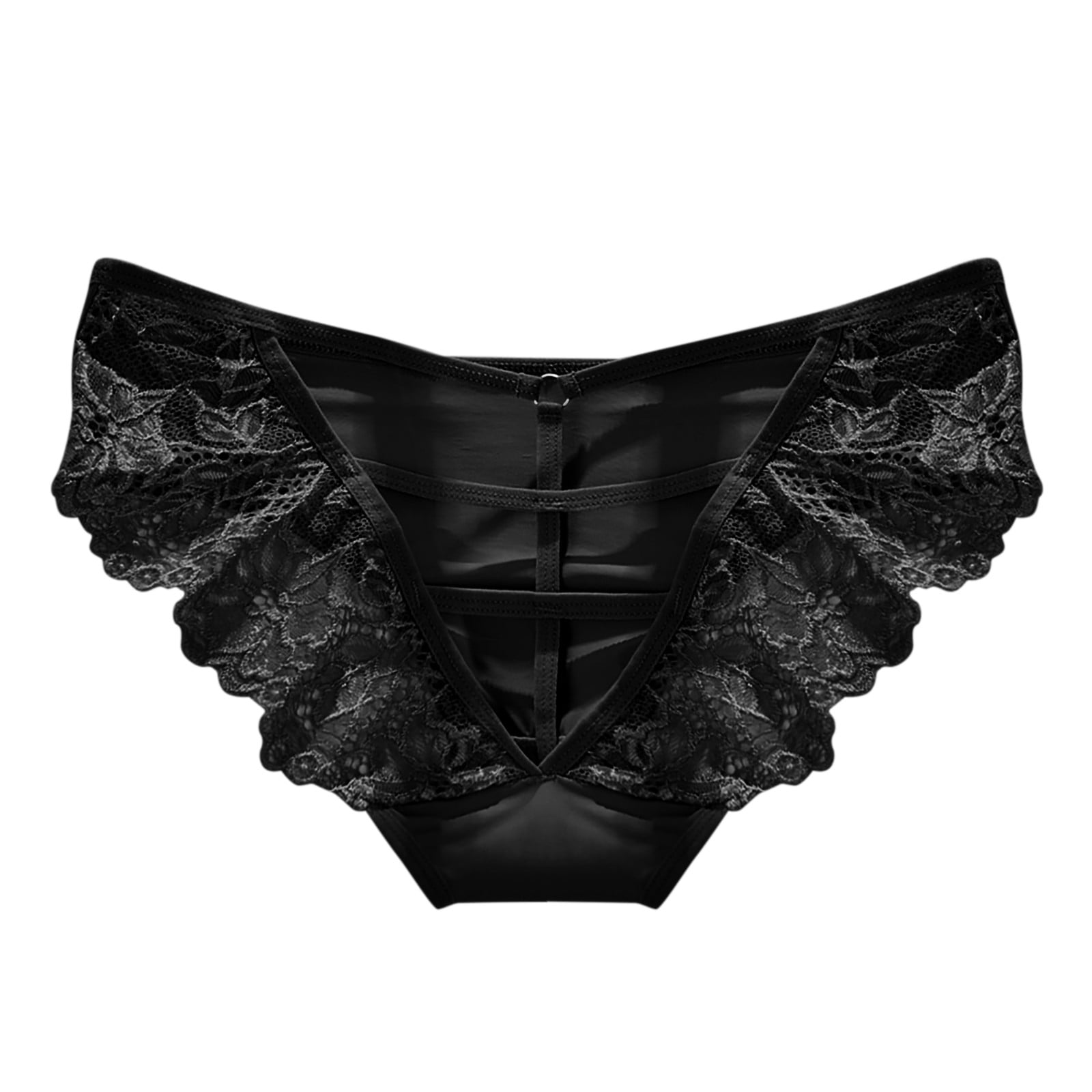 GPOECD Womens Lace Briefs Sexy Hollow Design Thin Ribbon Undergarments ...