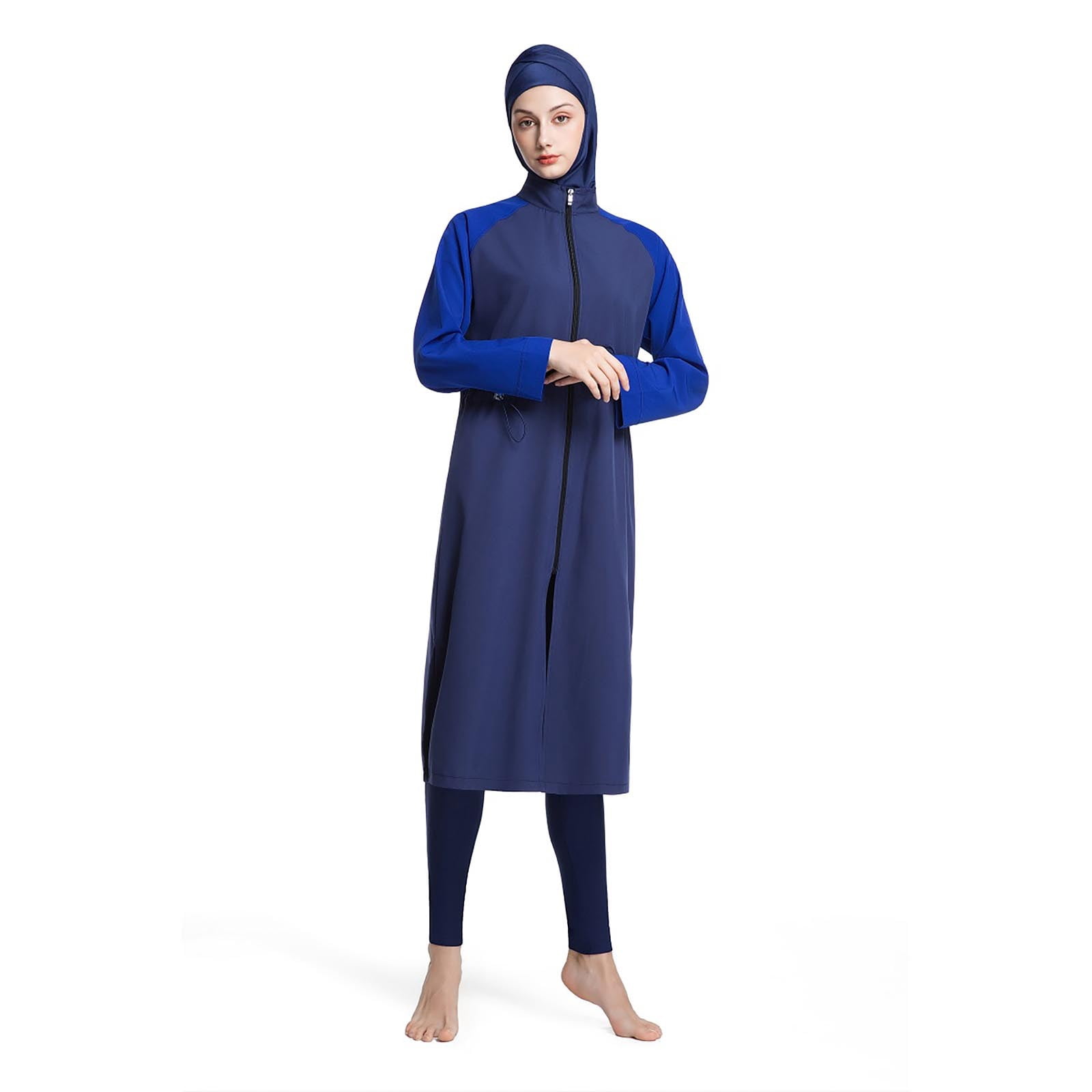 GPOECD Womens Swimsuits Two Piece Full Coverage High Neck Tunic Top ...