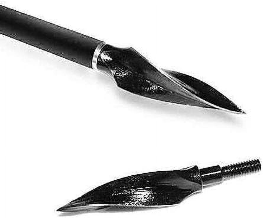 GPP 12pcs Keened Up Screw-in Twisted 3 Blades Broadheads 125 Grain ...