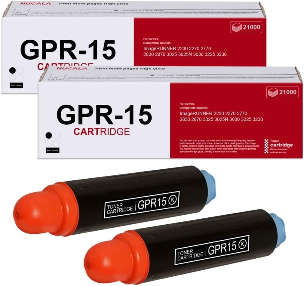 GPR-15 Toner Cartridge Replacement for Canon GPR-15 imageRUNNER 2230 ...